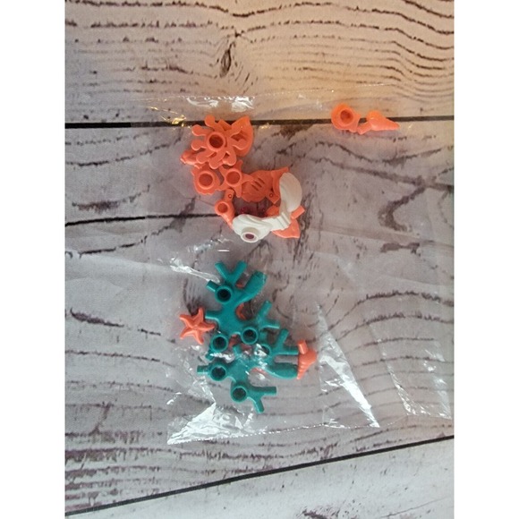 Lego | Toys | Lego Assorted Dark Turquoise Ocean 2 Coral Pieces Fish ...